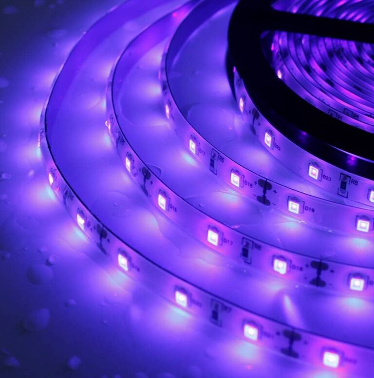 UV Black Light Strip - LED Light & Power
